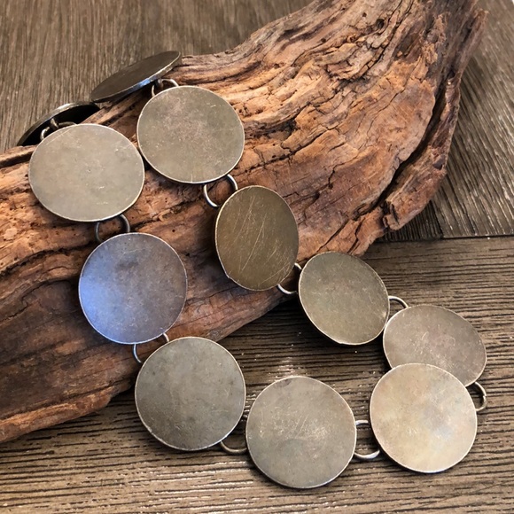 Metal Pointu’s | Jewelry | Vintage Metal Pointus Modernist Disc ...